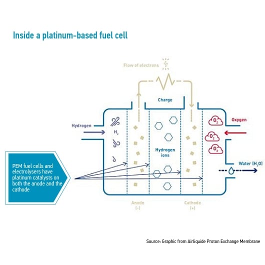 Platinum Catalyst Fuel Cell