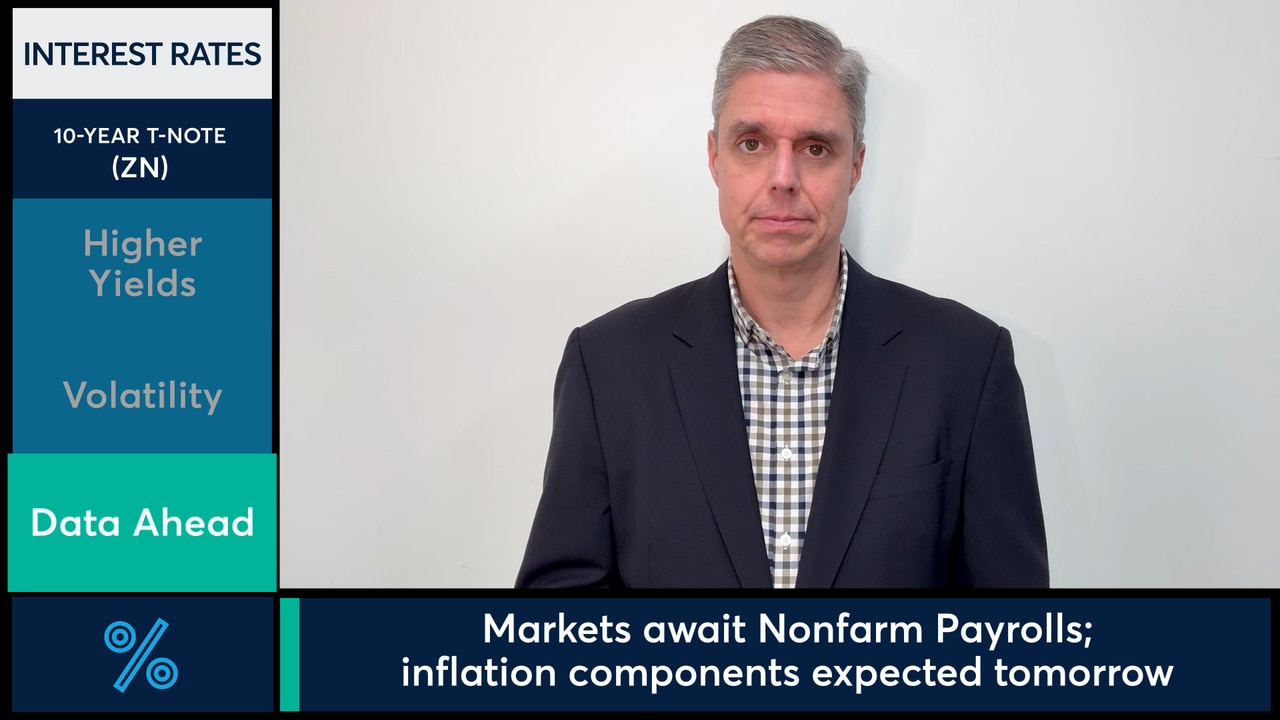 10-Year Treasury Note yields moved higher ahead of Nonfarm Payrolls ...