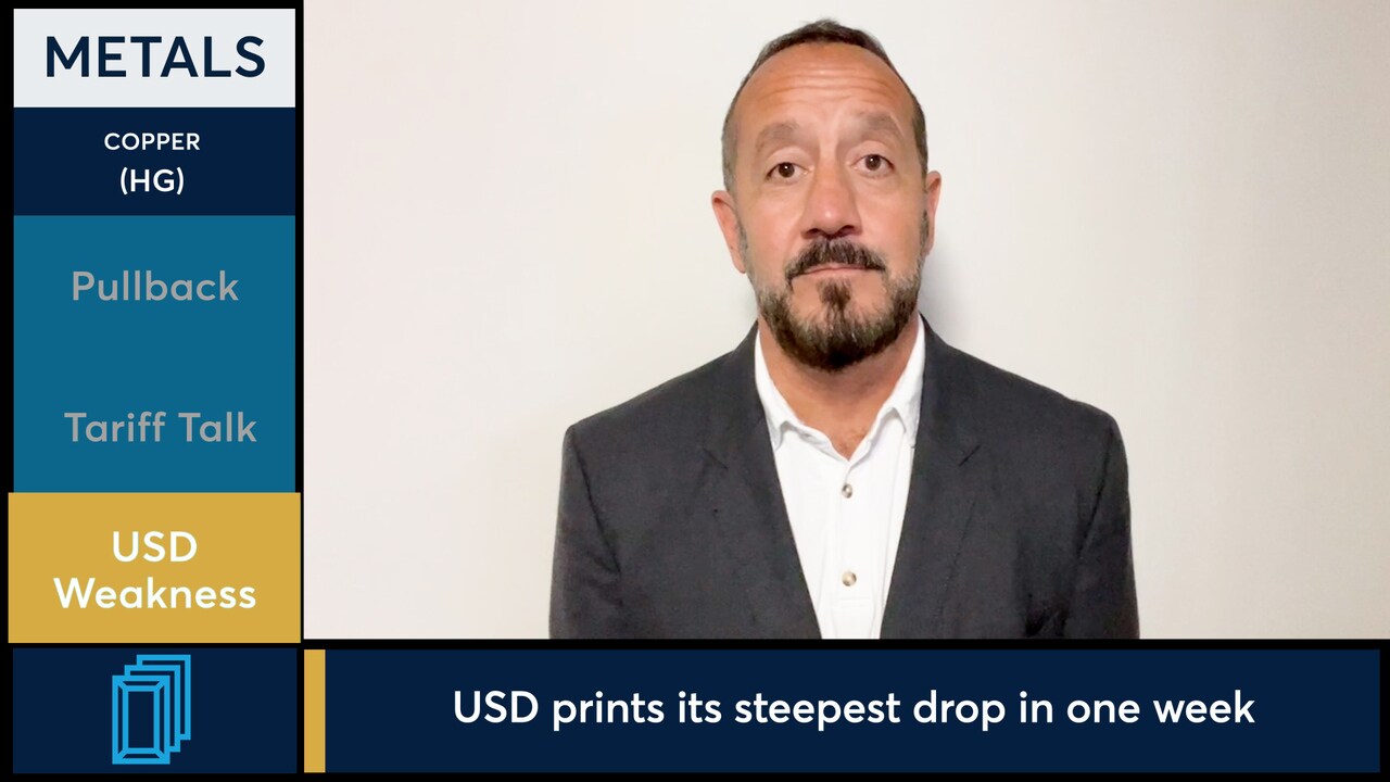 Copper futures pull back despite steep fall in USD. 12/5/24 - CME Group