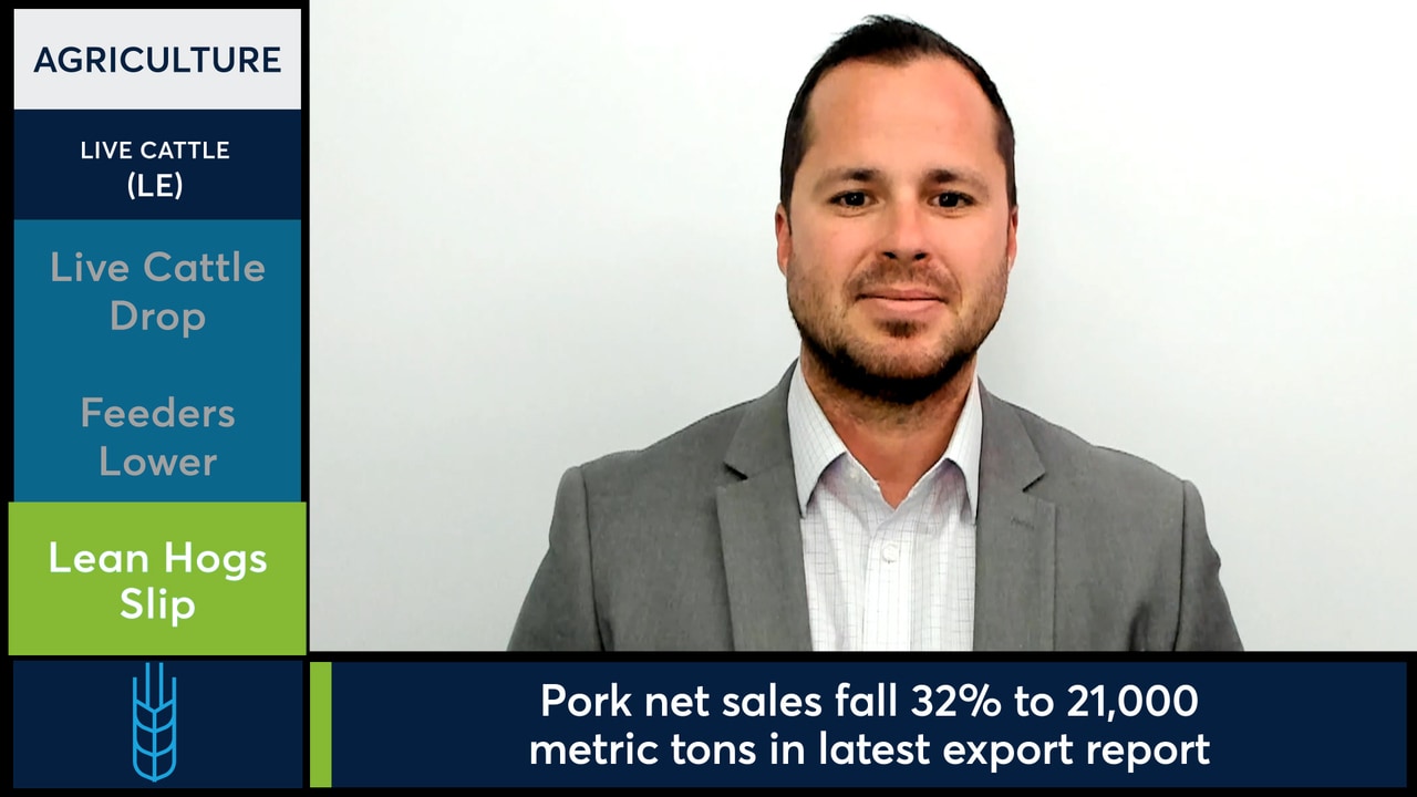 Live Cattle futures reverse lower despite record 260 cash trade. - CME ...