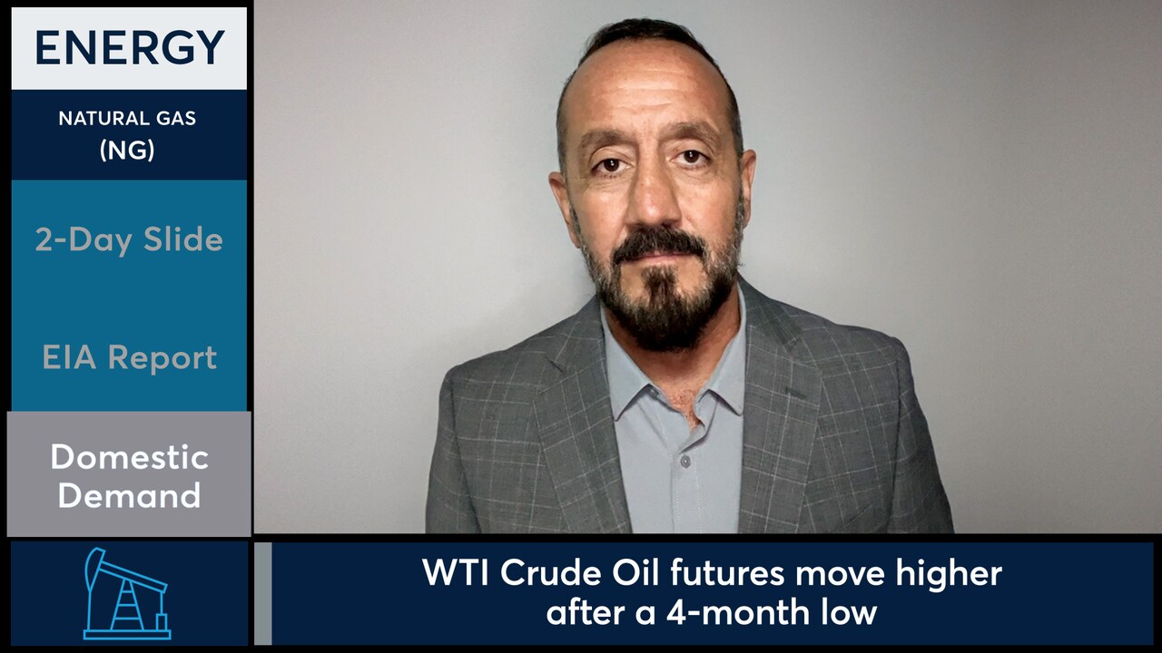 Natural Gas futures fall for a second session on large EIA build. - CME ...