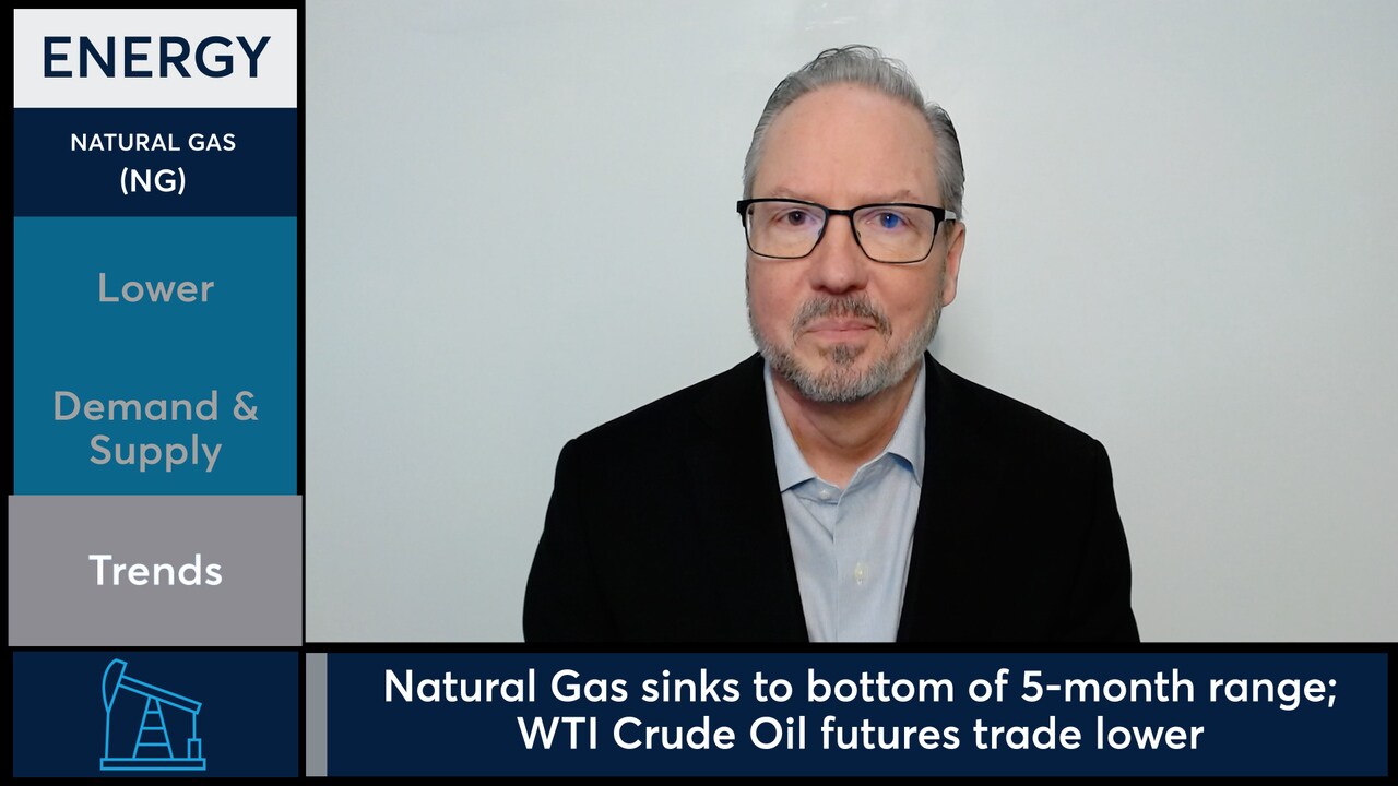 Natural Gas futures traded lower on moderating forecasts. - CME Group