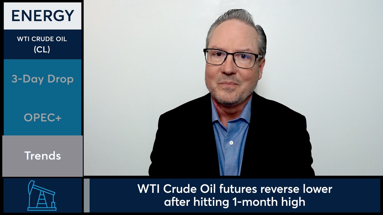 WTI Crude Oil futures traded at 3-month lows. - CME Group