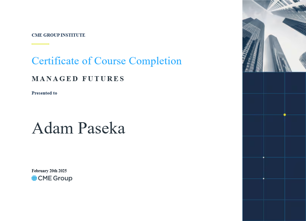 Adam Paseka – Trading Analyst - Agrocorp International | LinkedIn