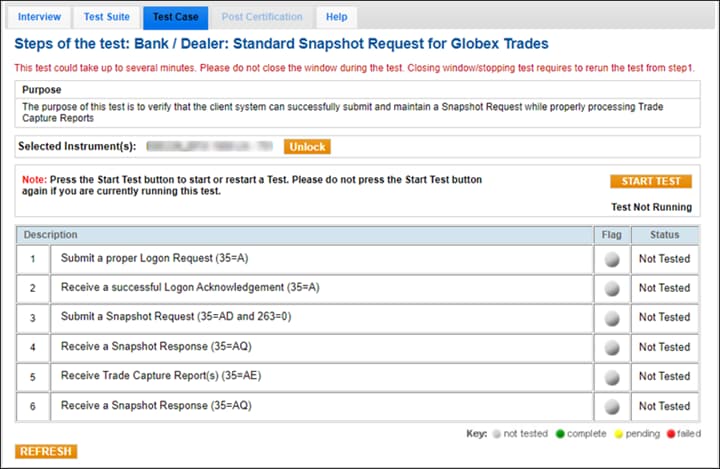 Standard Snapshot Request